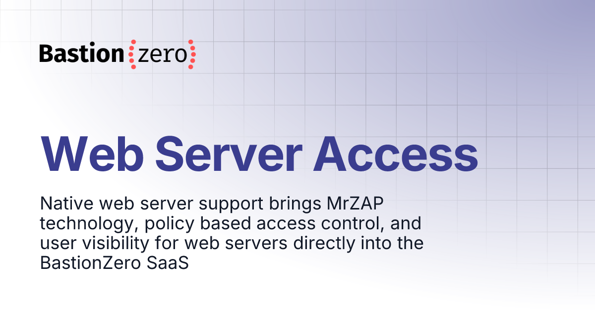 Web Server Access | Product Docs
